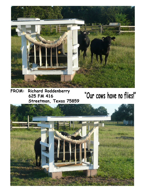 P H White Cow Life Cattle Rub Feeders & Plans - Hedwig, TX - St. Hedwig ...
