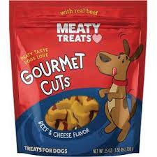 Sunshine Mills Meaty Treats Mini Dogs Beef & Cheese Flavor Soft & Chewy ...